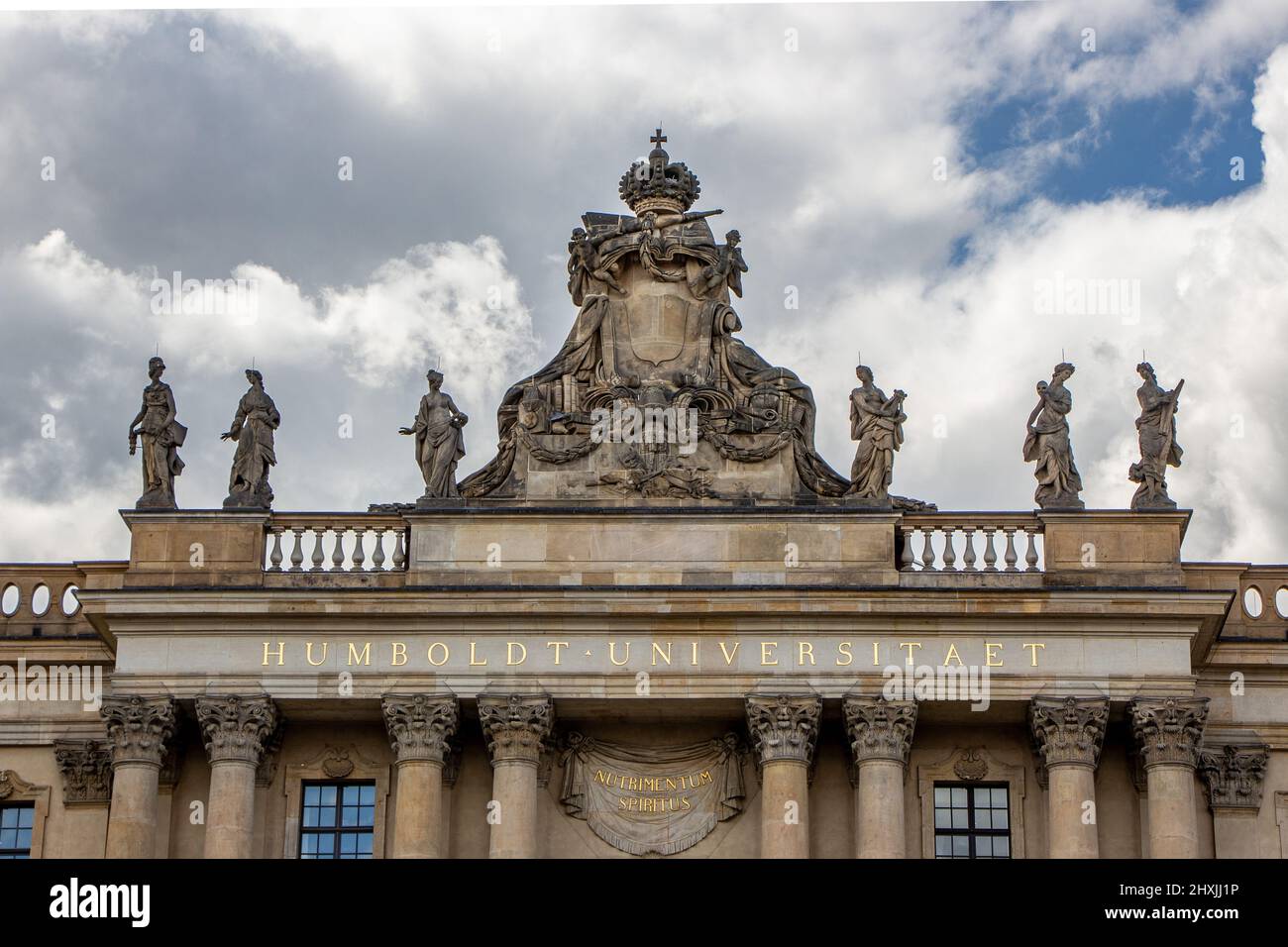 Statue in Berlin City Stock Photo - Alamy