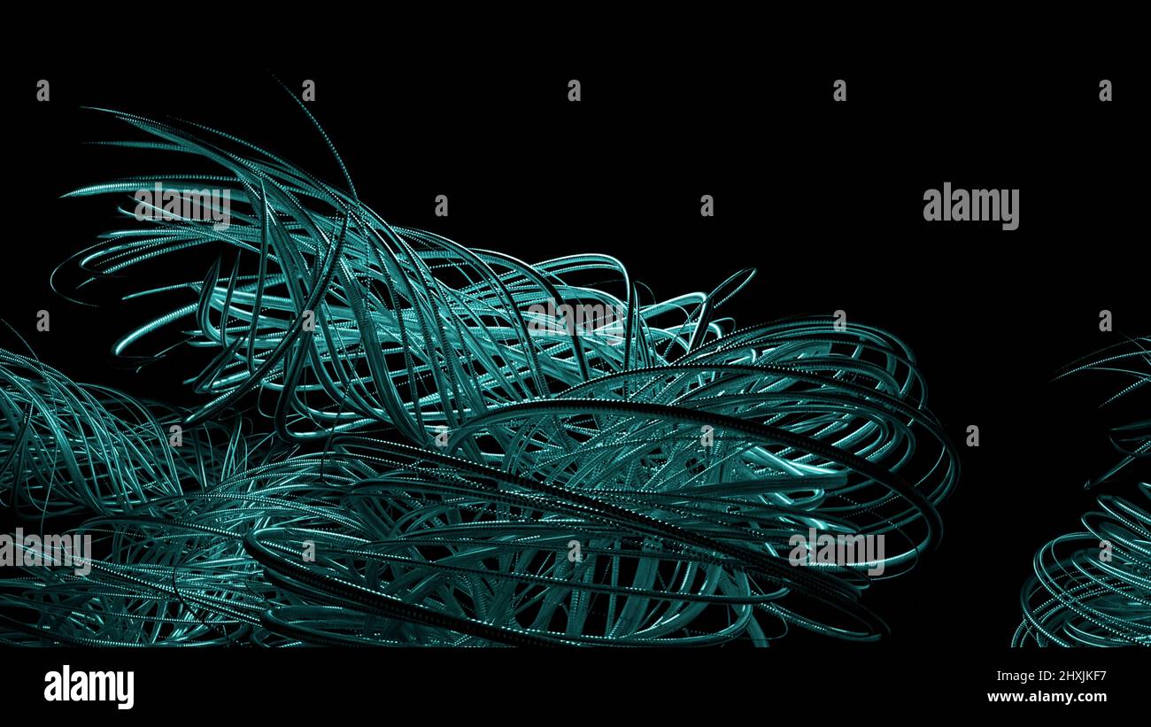 Lines move creating shape. Design. Lines move and rise, freezing on ...