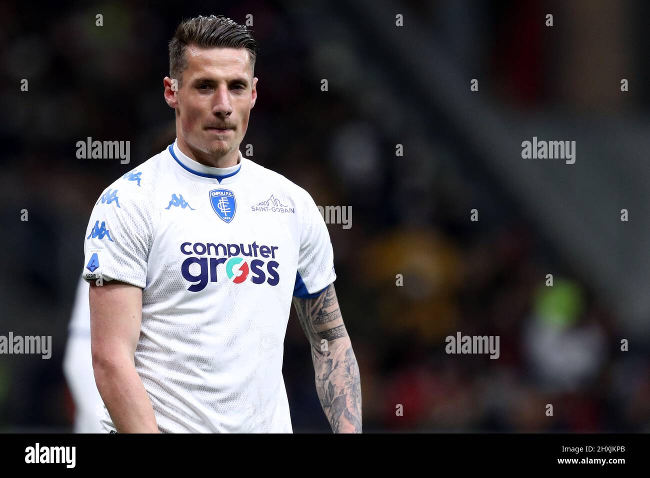 Andrea Pinamonti of Empoli Fc looks on during the Serie A match between ...