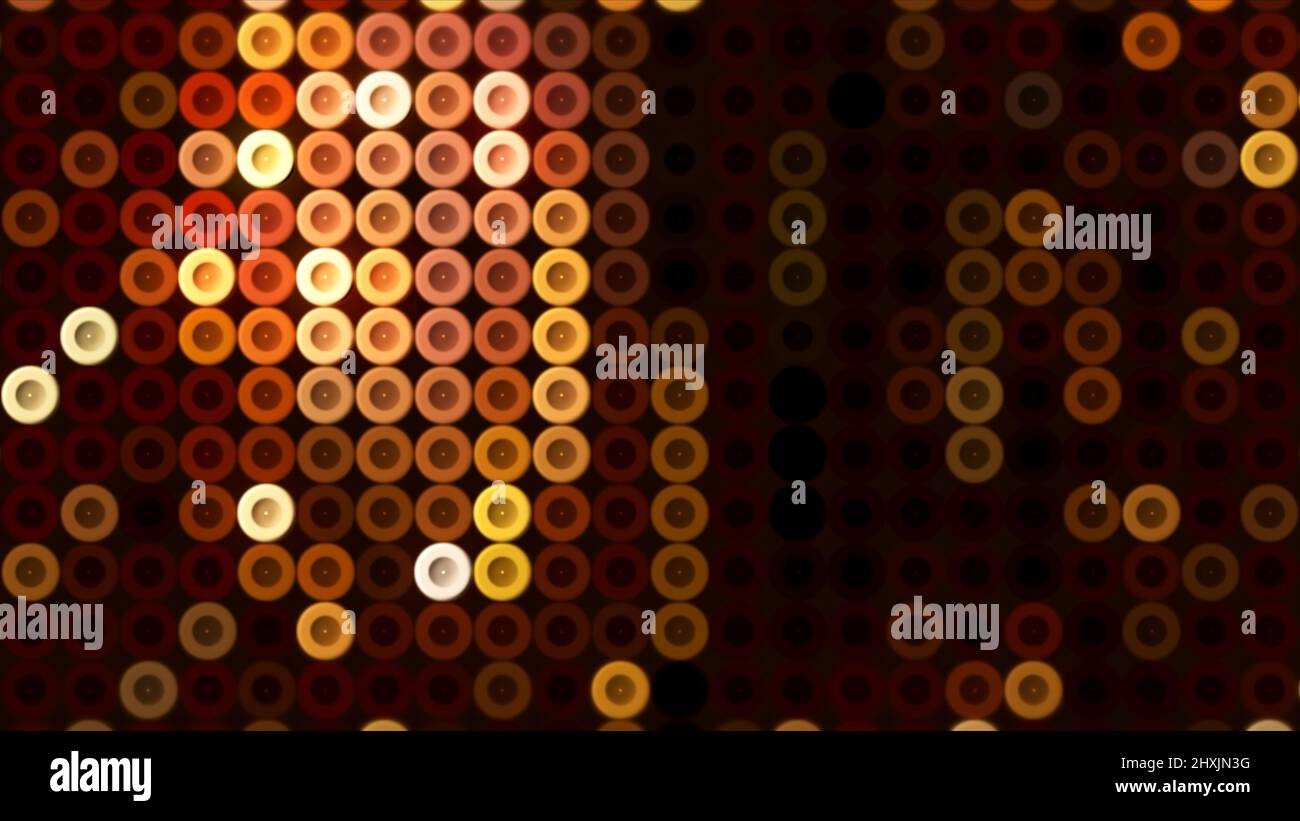 Animation with moving shiny dots. Motion. Stylish computer background with glowing colored dots ...