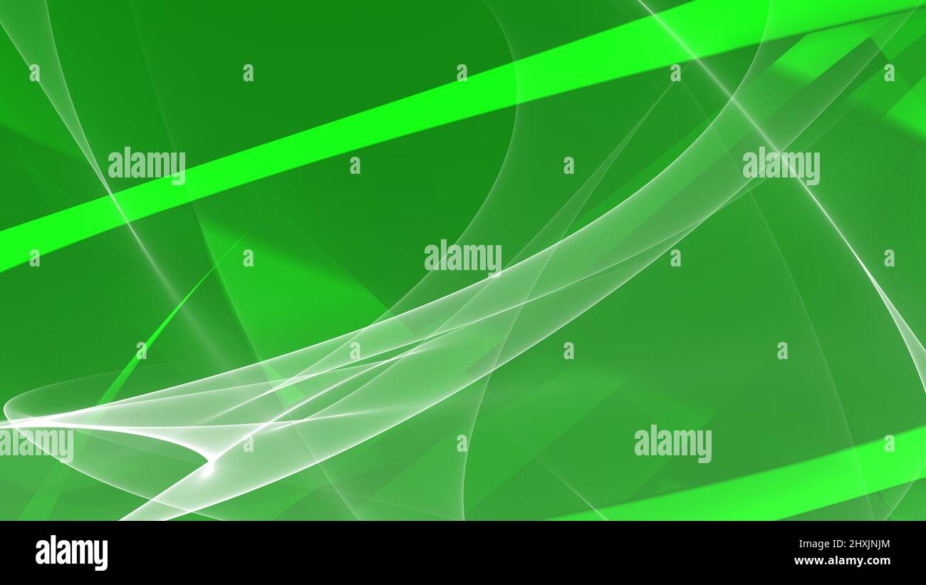 Background abstract 8K green light green dark green black white waves ...