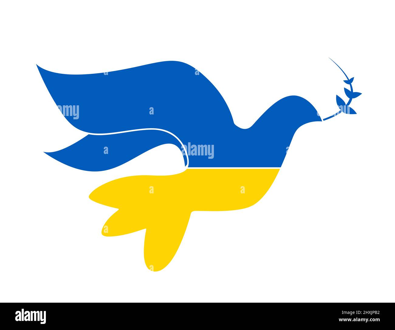 Ukraine flag flying Stock Vector Images - Alamy