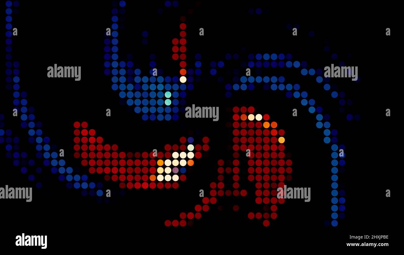 Abstract spinning vortex background, seamless loop. Motion. Screen of ...