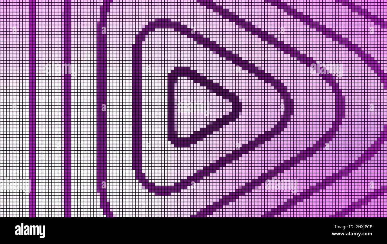 Animation of pattern moving to center and disappearing. Motion ...