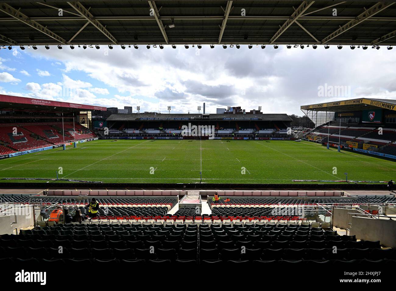 Leicester. United Kingdom. 12 March 2022. Premiership Rugby. Leicester ...