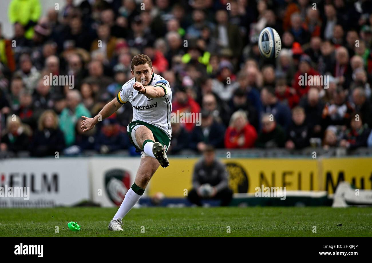 Leicester. United Kingdom. 12 March 2022. Premiership Rugby. Leicester ...