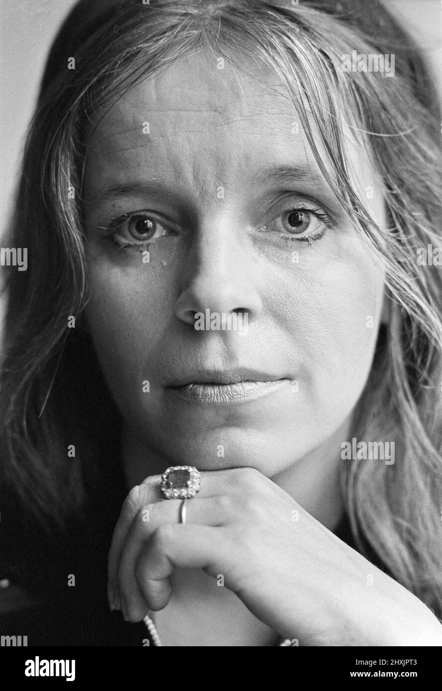 Lady Lucan, wife of missing Lord Lucan, pictured at her London home ...