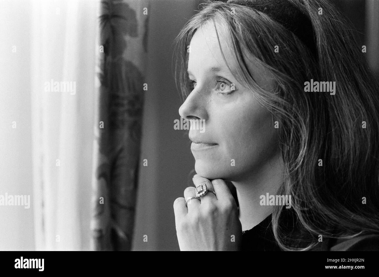 Lady Lucan, wife of missing Lord Lucan, pictured at her London home ...
