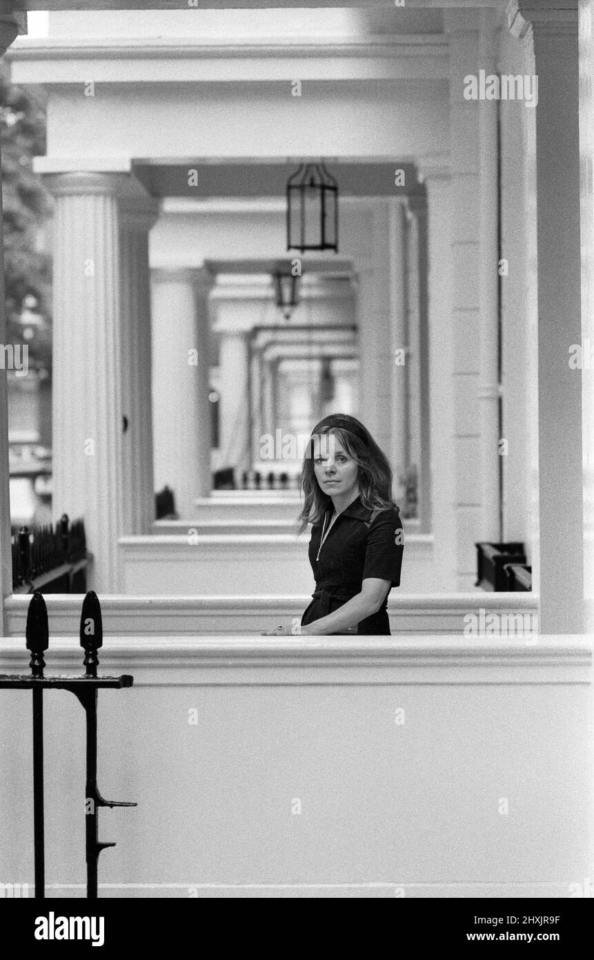 Lady Lucan, wife of missing Lord Lucan, pictured at her London home ...