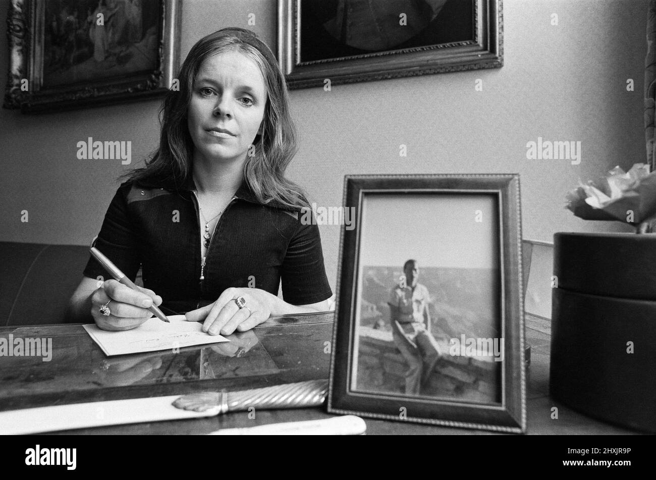 Lady Lucan, wife of missing Lord Lucan, pictured at her London home. On ...