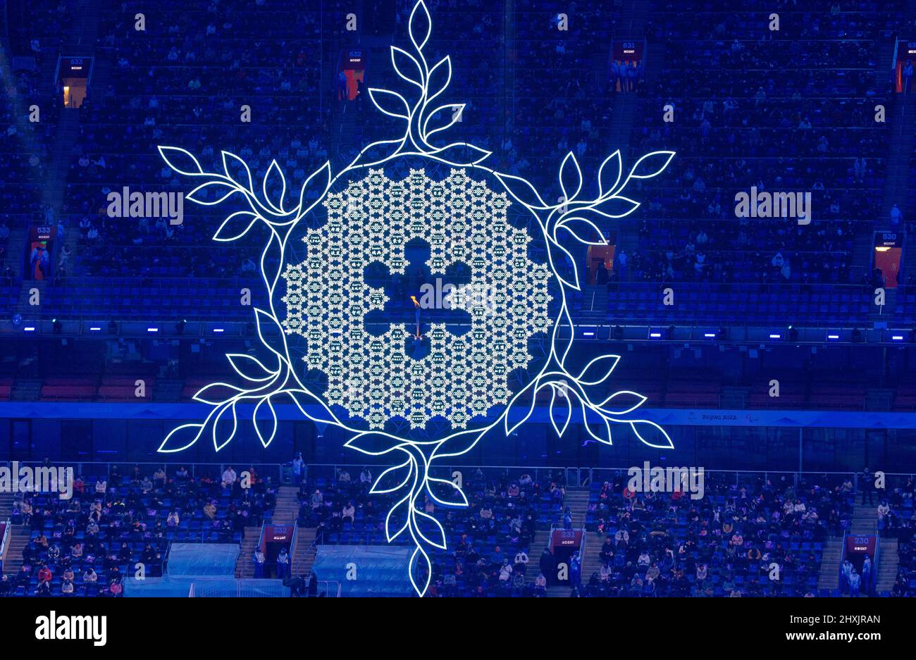 Beijing, China. 13th Mar, 2022. Paralympics: Closing ceremony in the ...