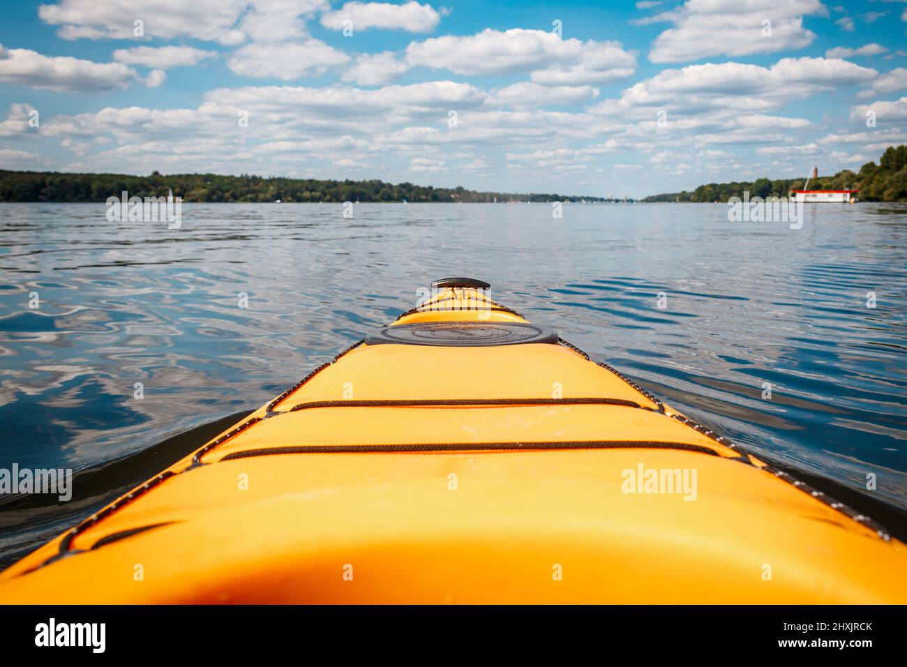 Kayak boat front hi-res stock photography and images - Alamy