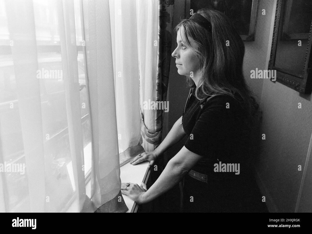 Lady Lucan, wife of missing Lord Lucan, pictured at her London home ...