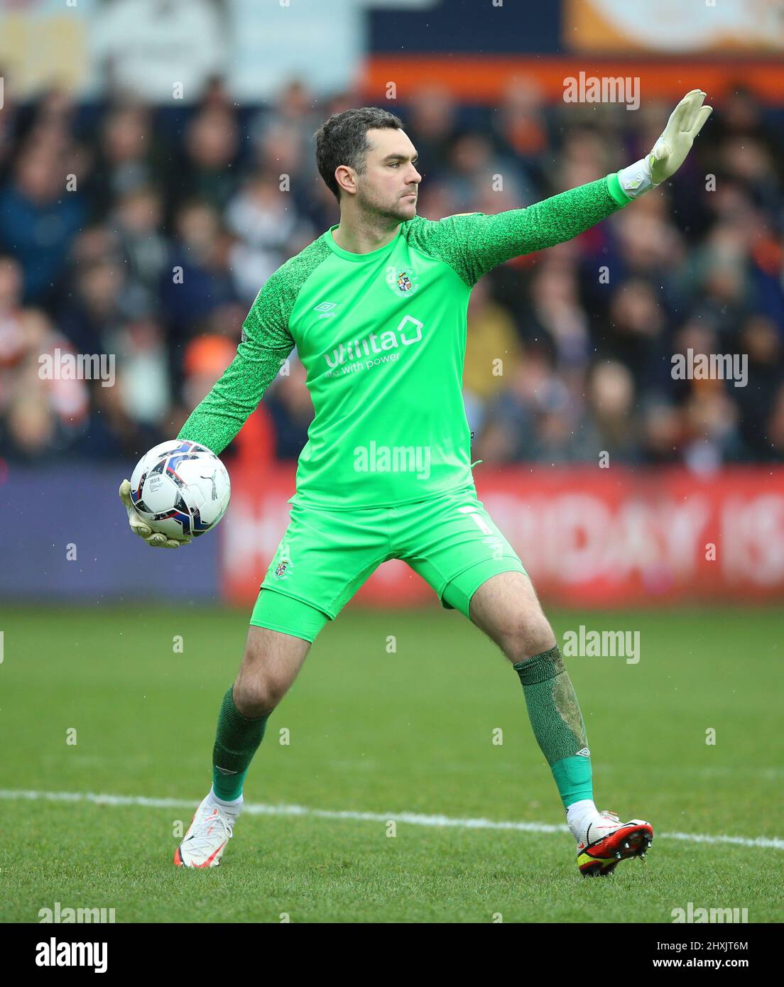 Luton Town goalkeeper James Shea during the Sky Bet Championship match ...