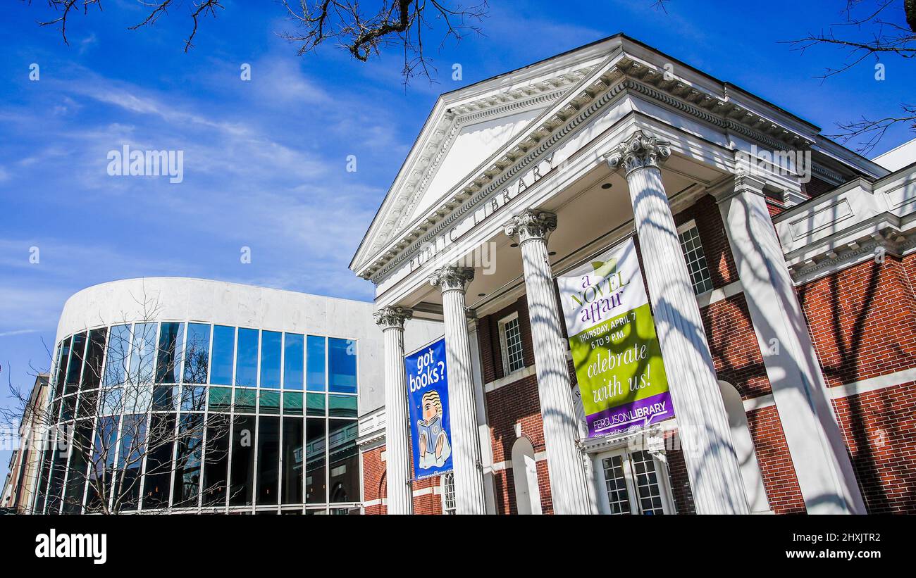 STAMFORD, CT, USA - MARCH 10, 2022: Street view from The Ferguson ...