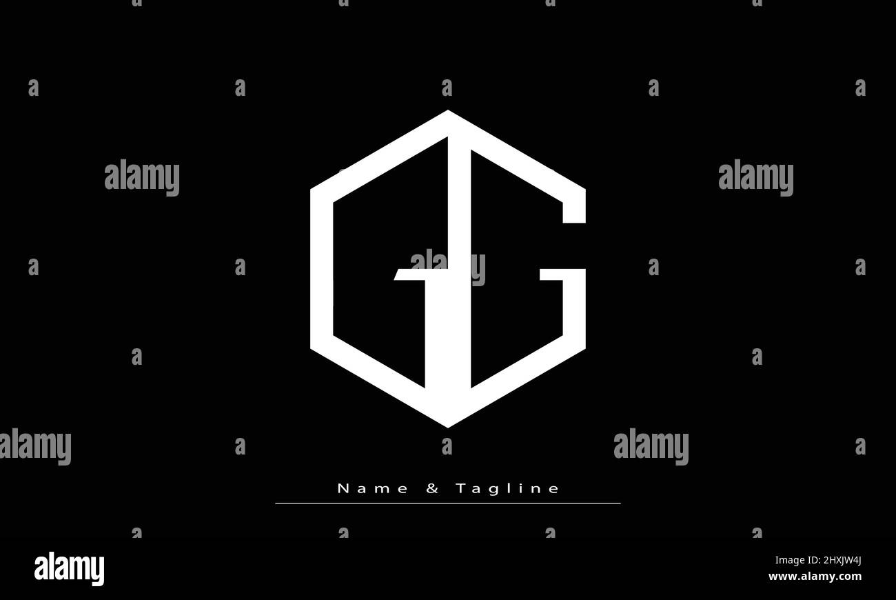 Alphabet letters Initials Monogram logo GG Stock Vector Image & Art - Alamy
