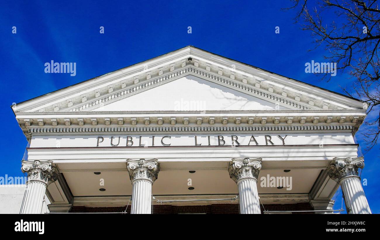 STAMFORD, CT, USA - MARCH 10, 2022: Street view from The Ferguson ...