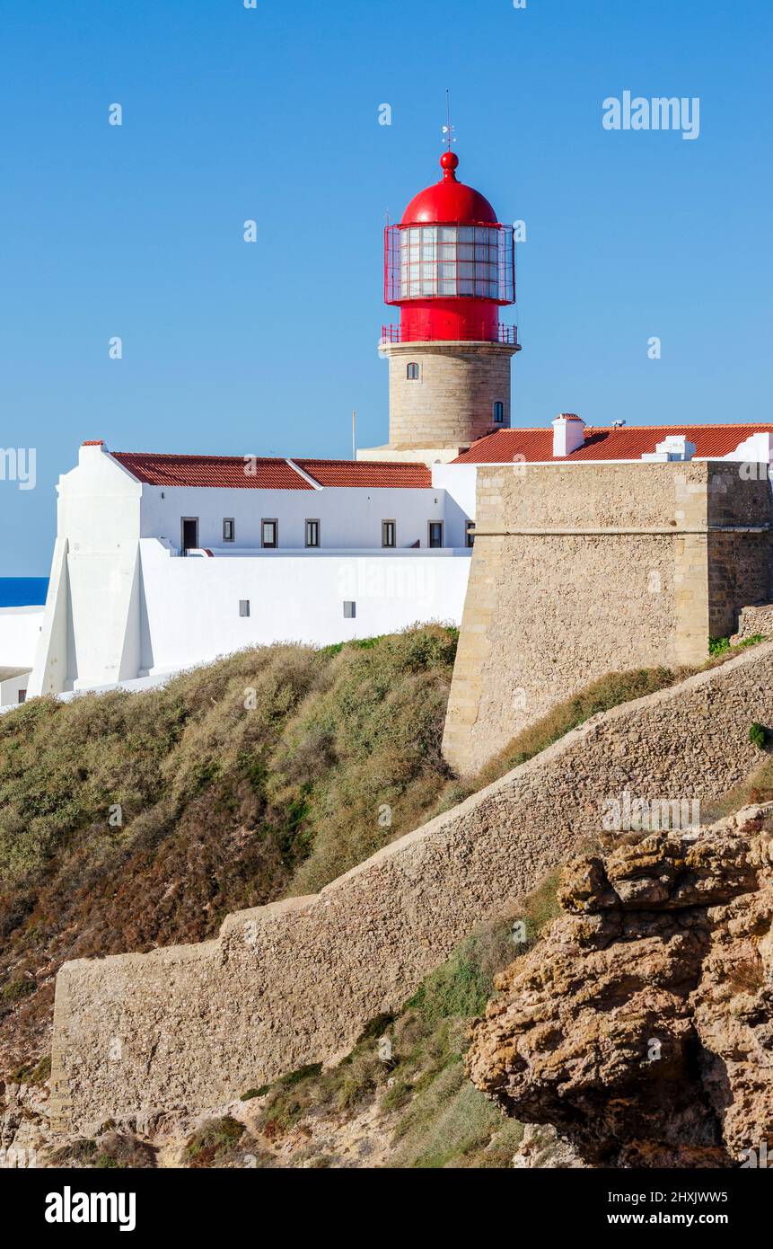St Vincent lighthouse - Cabo de Sao Vicente - Vicente lighthouse at ...