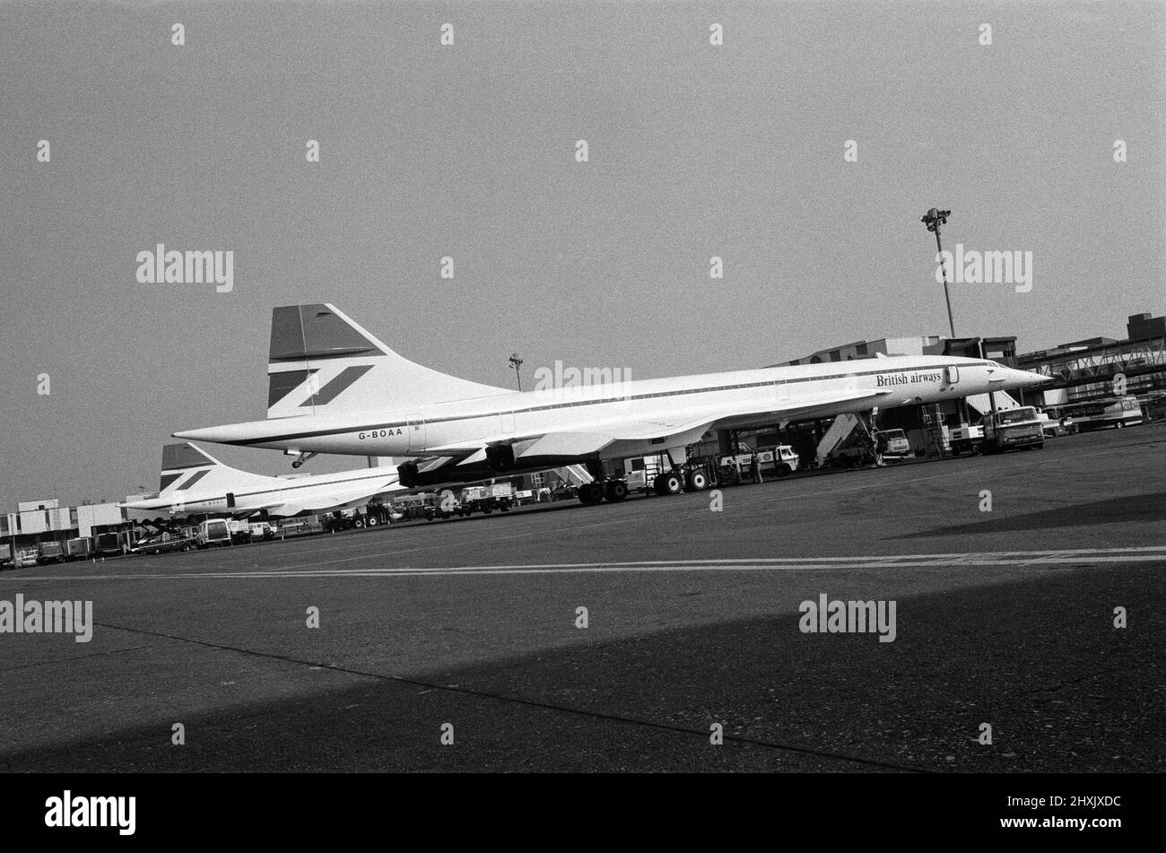 Concorde plane london Black and White Stock Photos & Images - Alamy