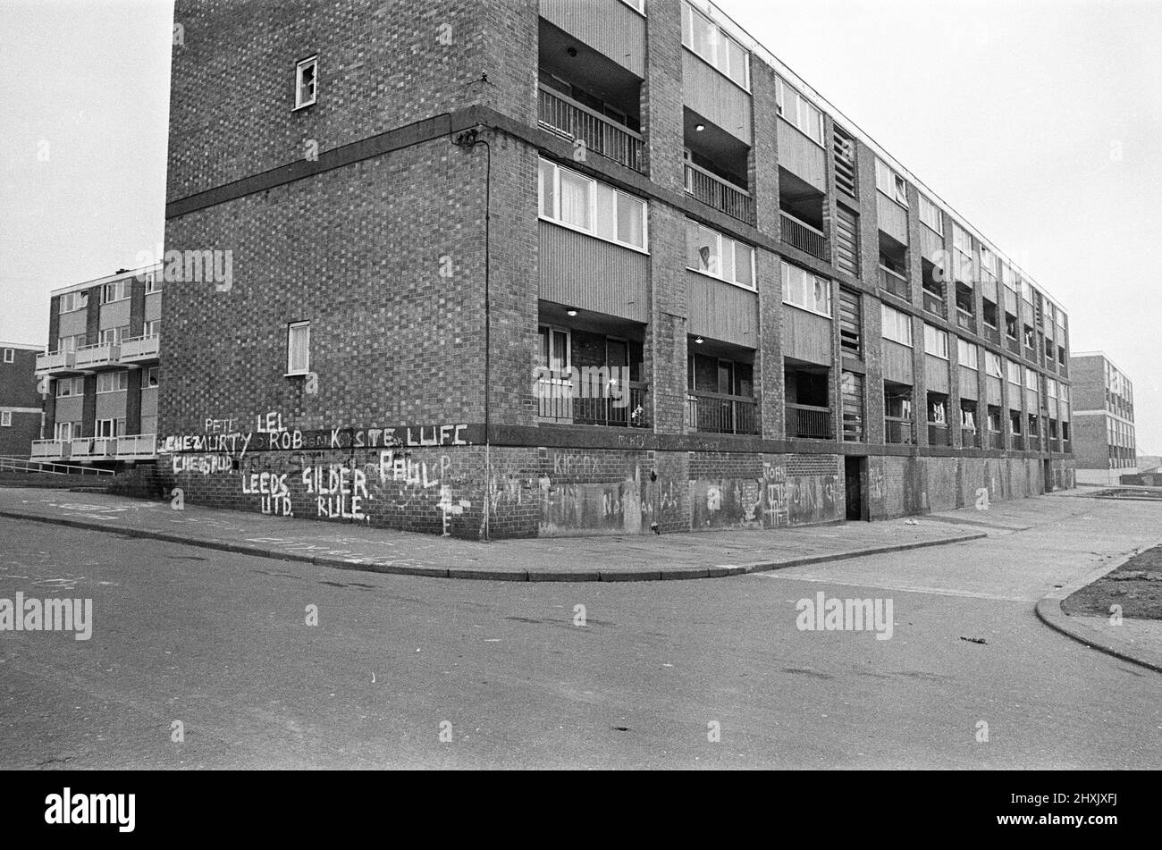 Housing conditions in St Hilda's, Middlesbrough. 1977 Stock Photo - Alamy