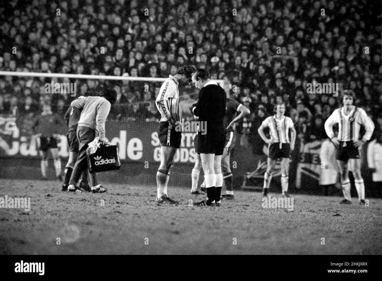 F.A. Cup. Southampton (1) vs. Chelsea (1). Referee John Gow book Jim ...