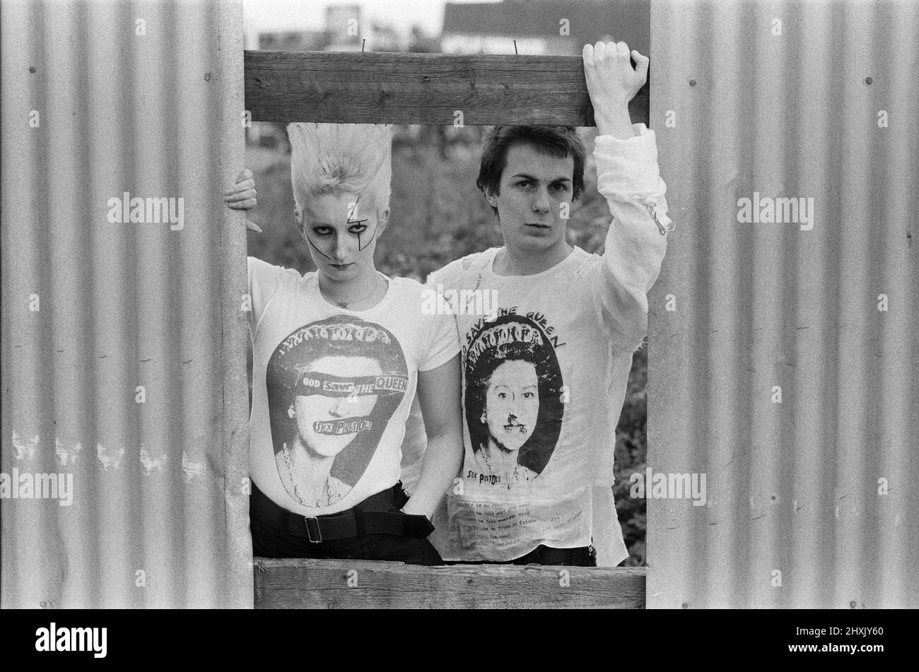 Punk fashions for him and her from Seditionaries, Kings Road, London ...