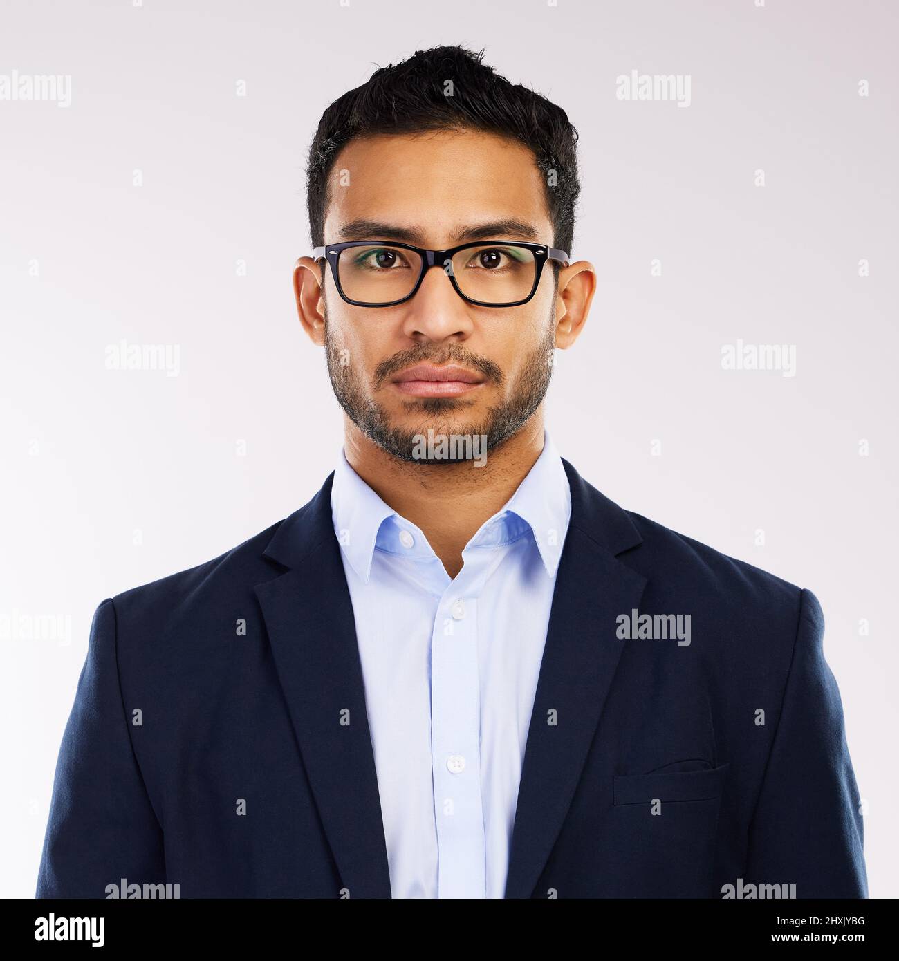 Say something positive, and youll see something positive. Studio shot ...