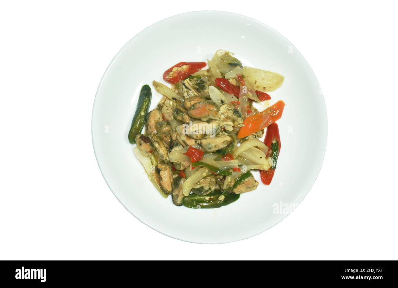 Spicy mussel curry Cut Out Stock Images & Pictures - Alamy
