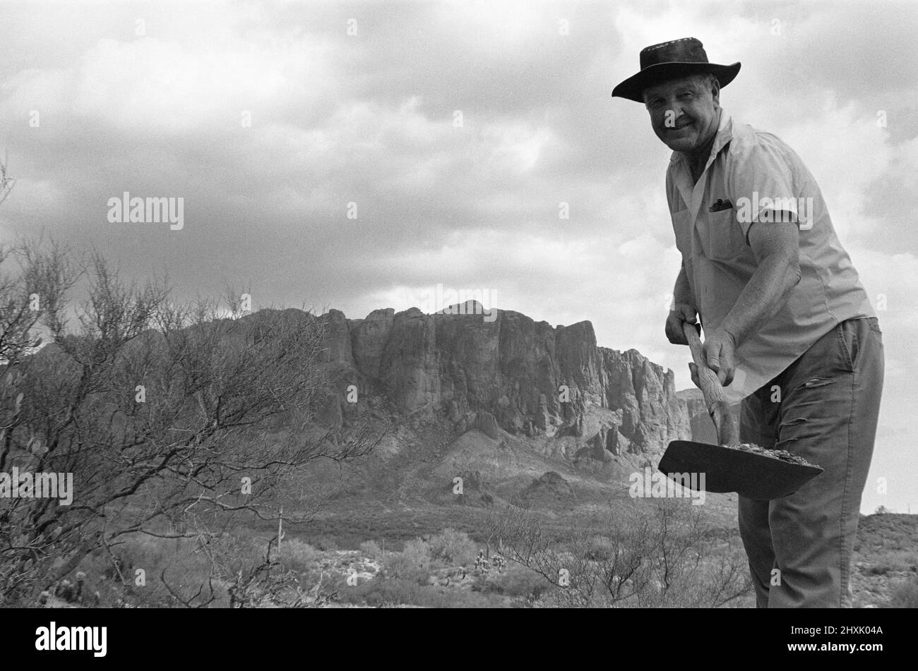 Lost dutchman gold mine Black and White Stock Photos & Images - Alamy