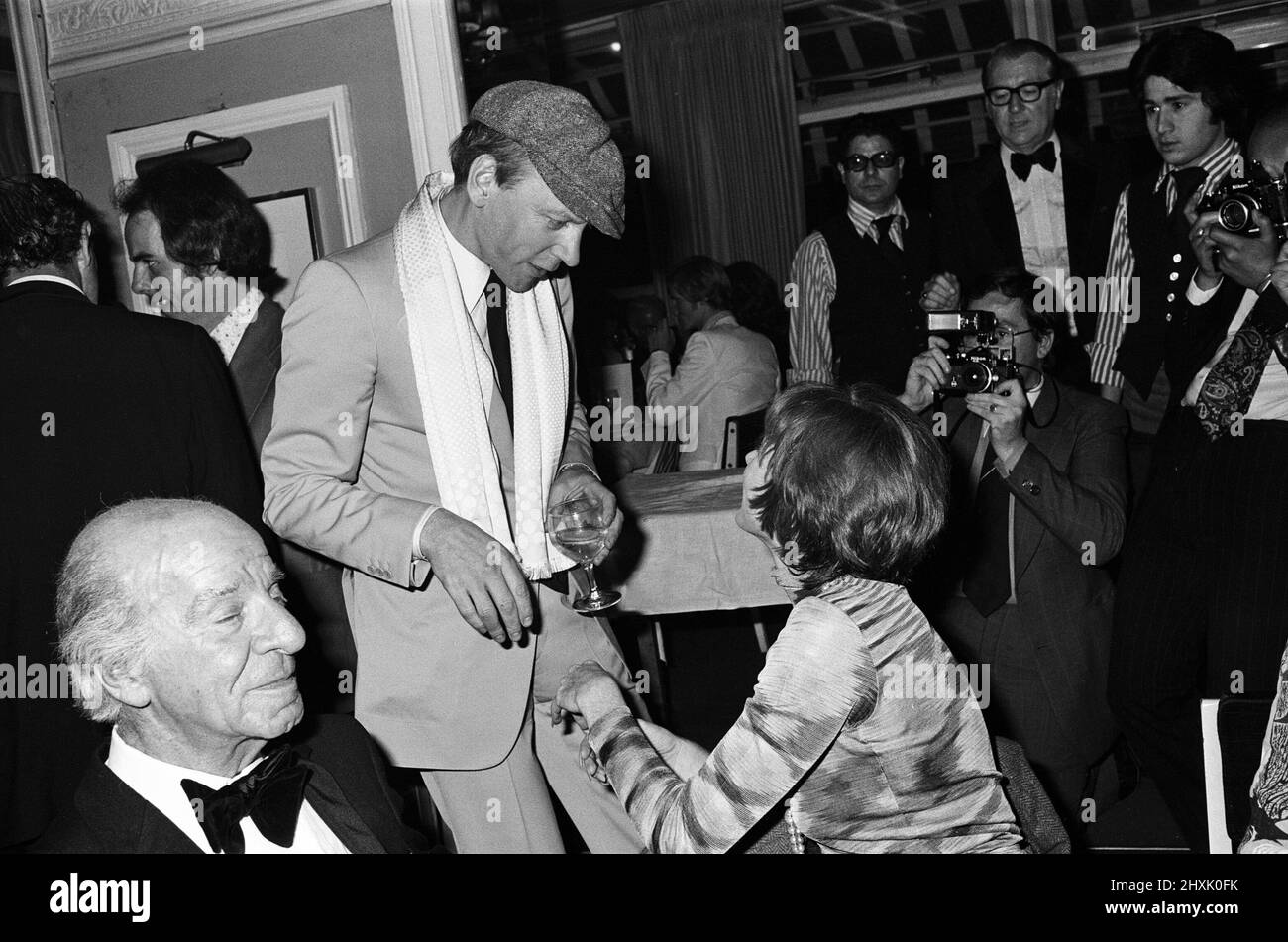 Shirley MacLaine at the White Elephant club in Westminster for a party ...