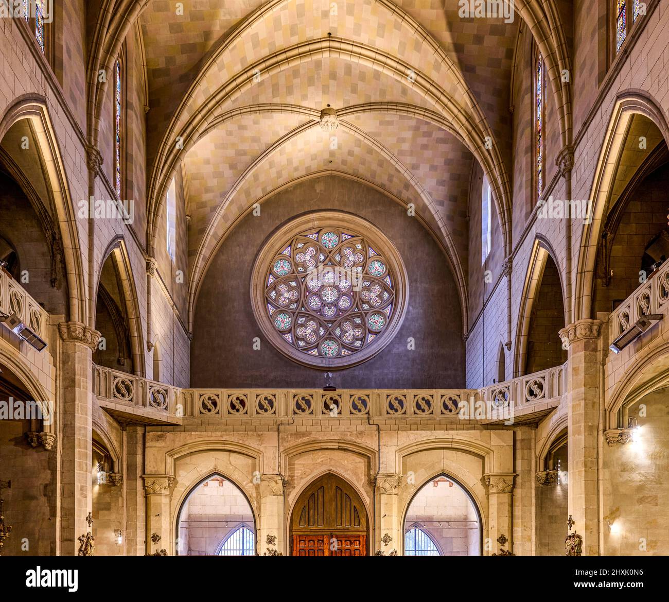 The church of San Raimundo de Peñafort. Barcelona, Catalonia, Spain ...