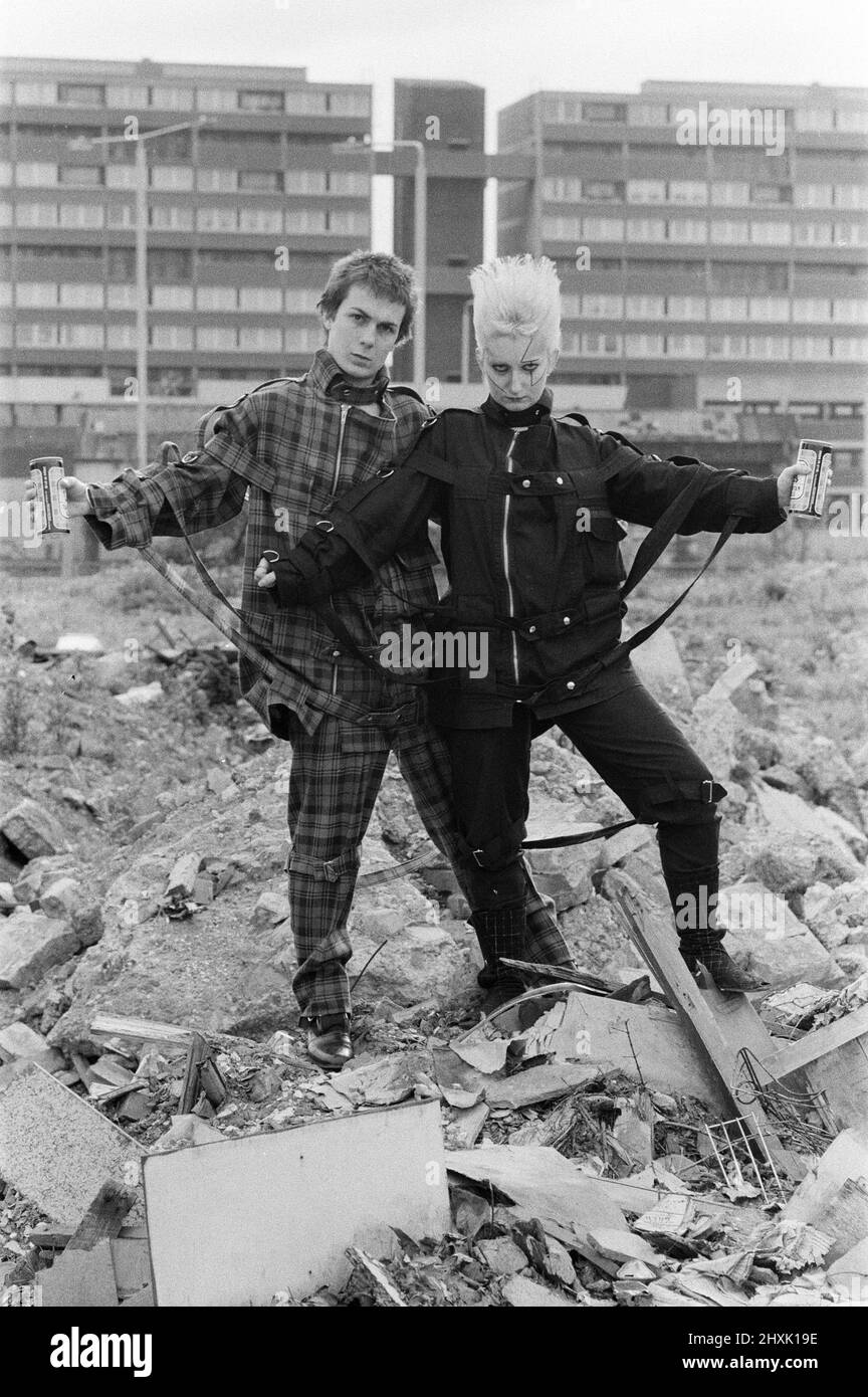 Punk fashions for him and her from Seditionaries, Kings Road, London ...