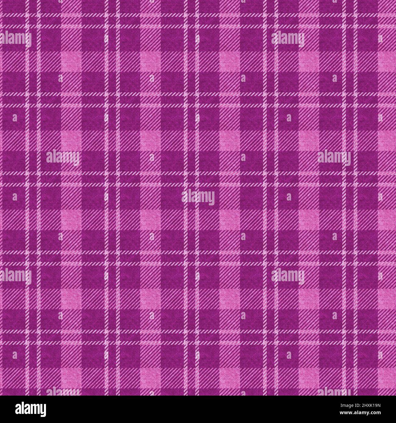 Bright pink summer woven plaid texture. Seamless woollen feminine style ...