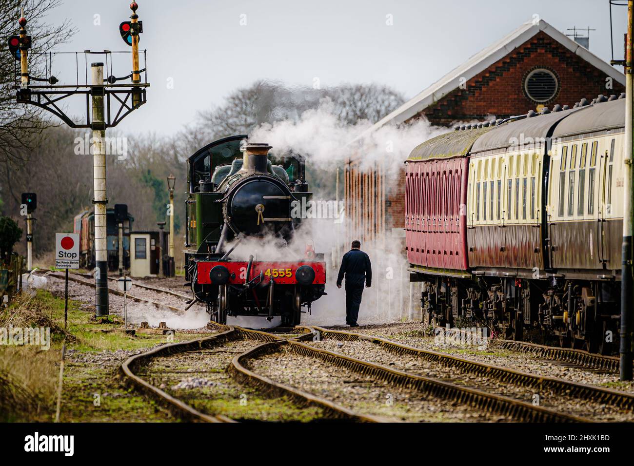 East somerset railway cranmore hi-res stock photography and images - Alamy