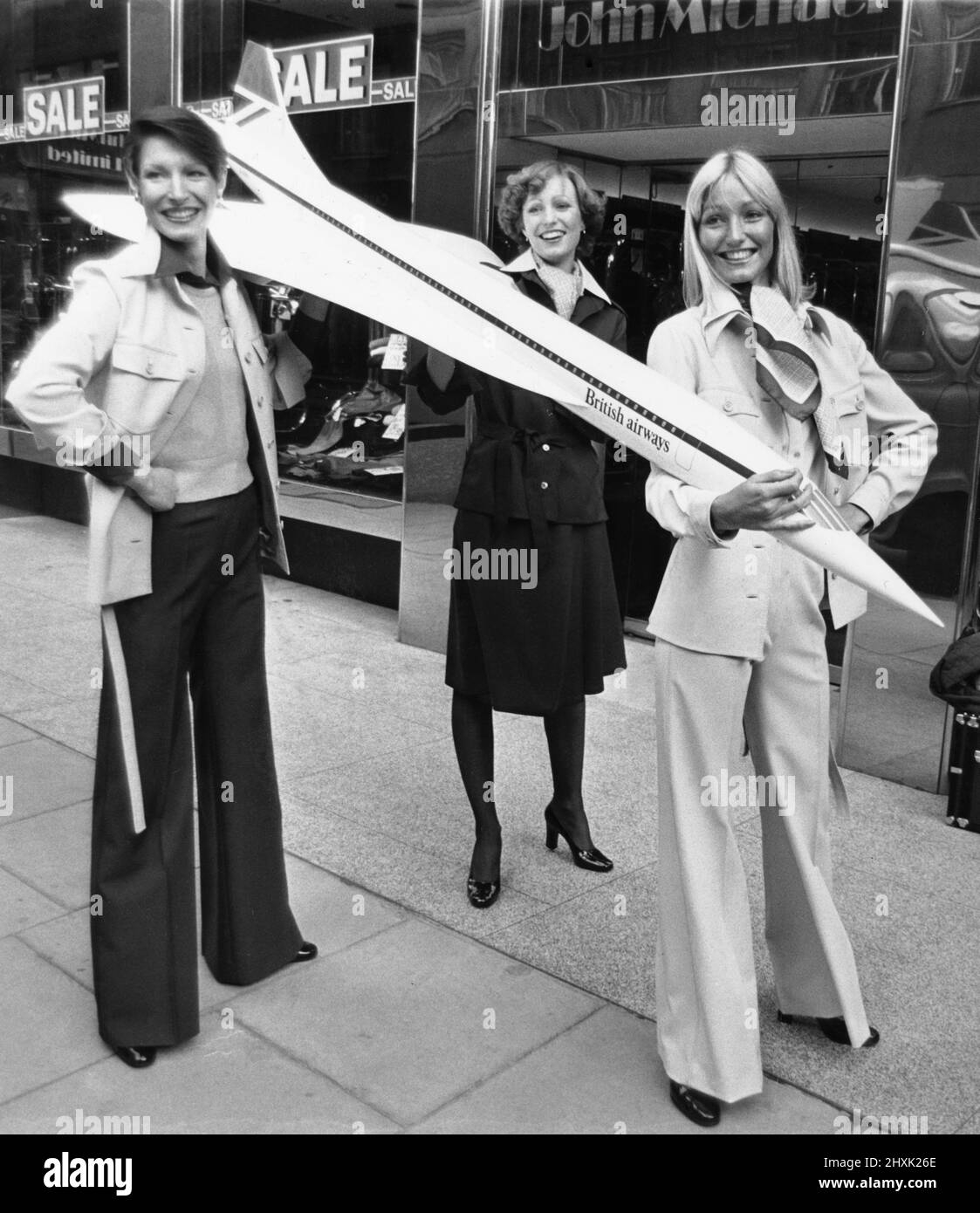 Cabin crew members who work on the supersonic passenger aircraft ...