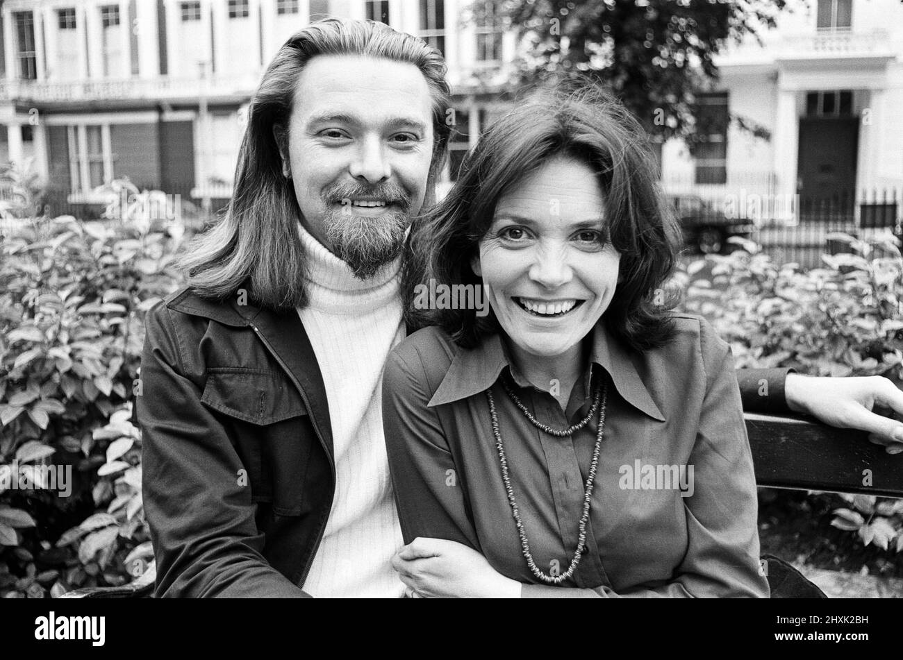 Joan Bakewell and her husband Jack Emery. 15th June 1977 Stock Photo ...