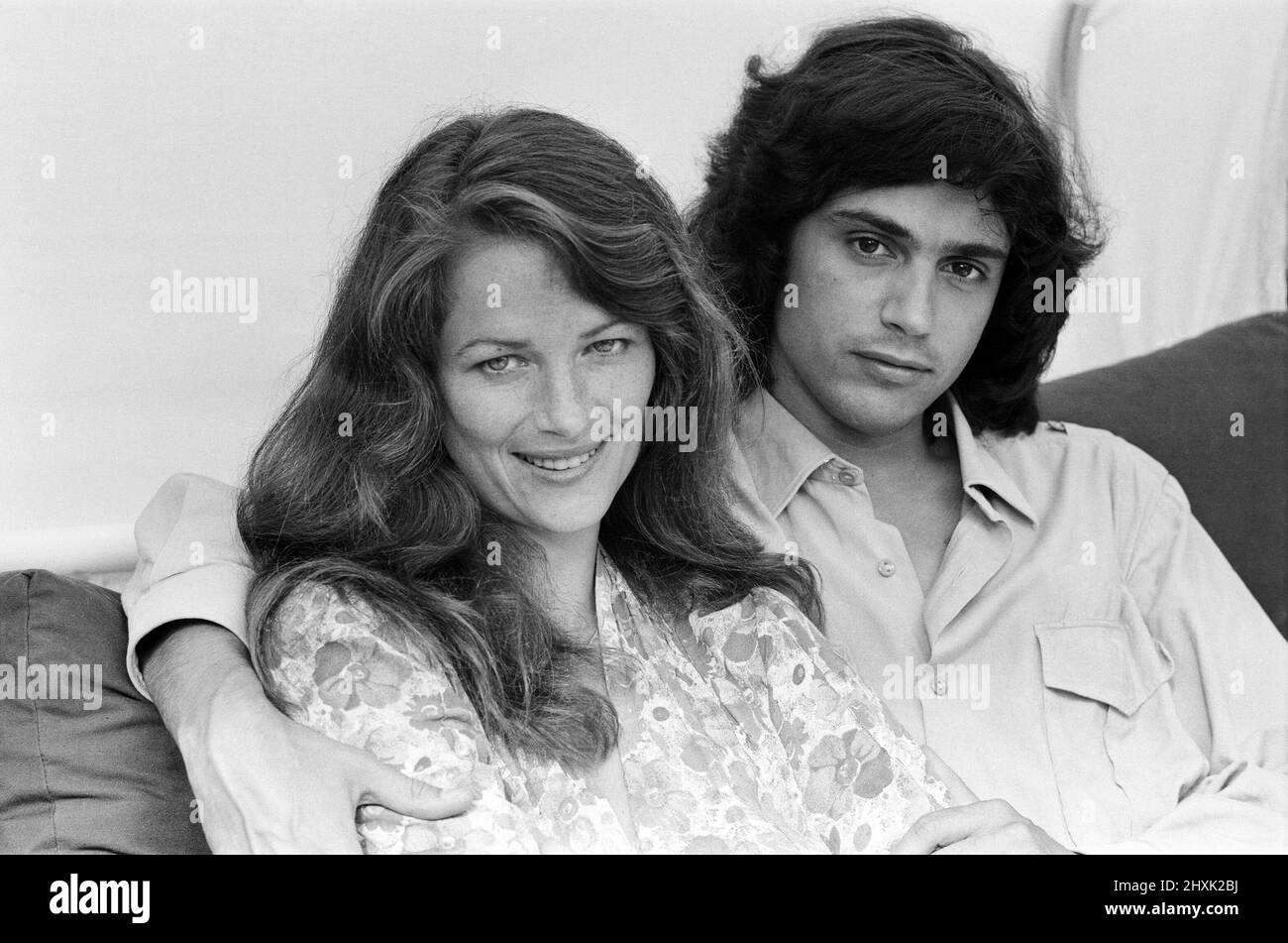 Charlotte Rampling and her boyfriend Jean Michel Jarre, pictured at a ...