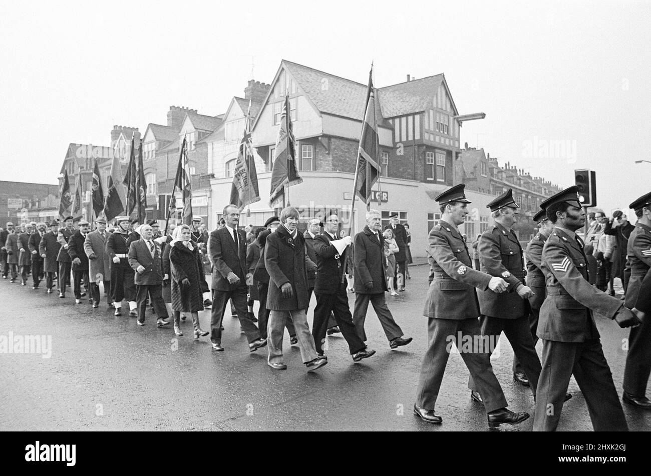 Remembrance Day Service and Parade at Middlesbrough War Memorial ...