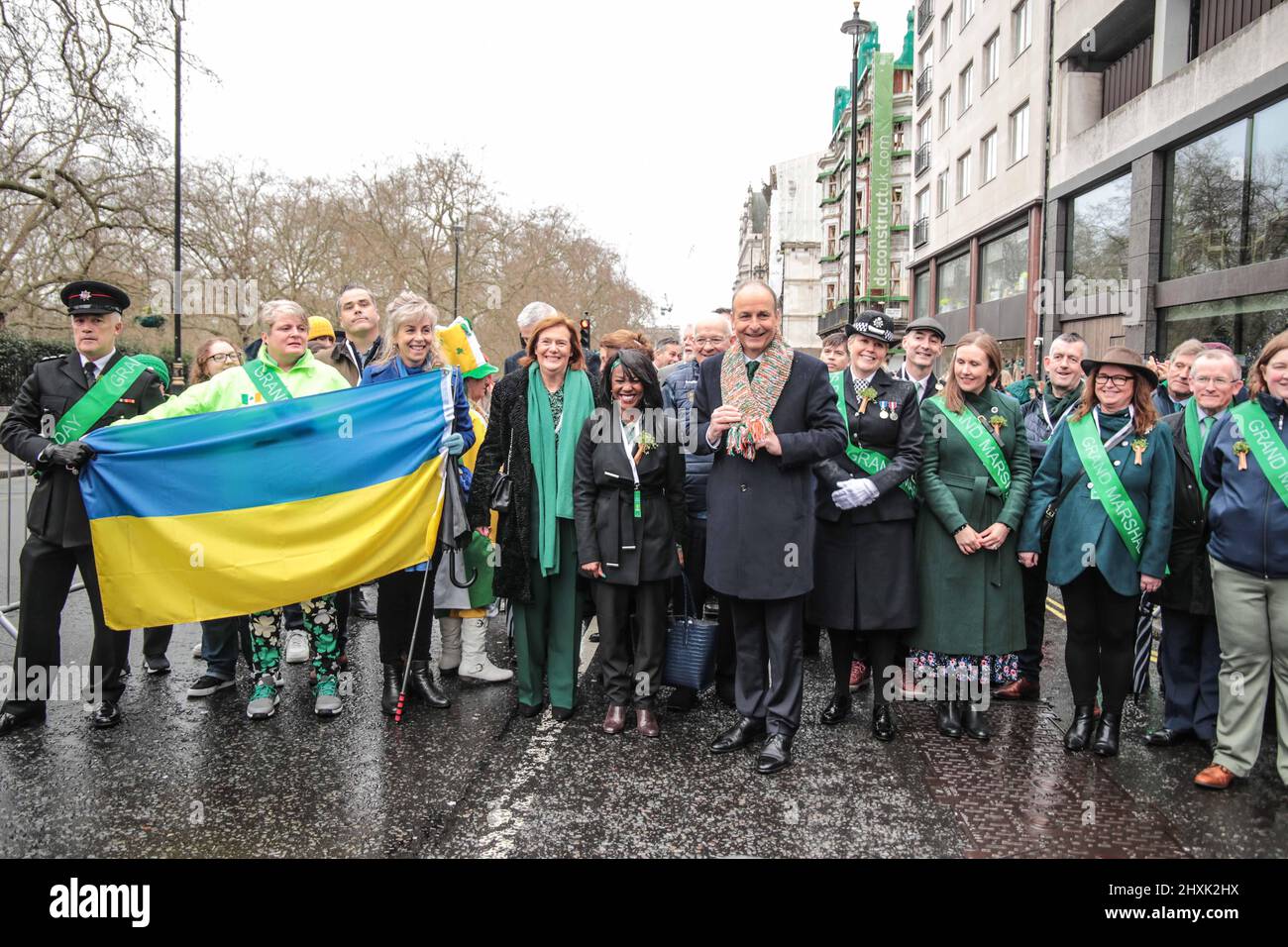 London, UK. 13th Mar, 2022. irish primer Minister Micheál Martin ...