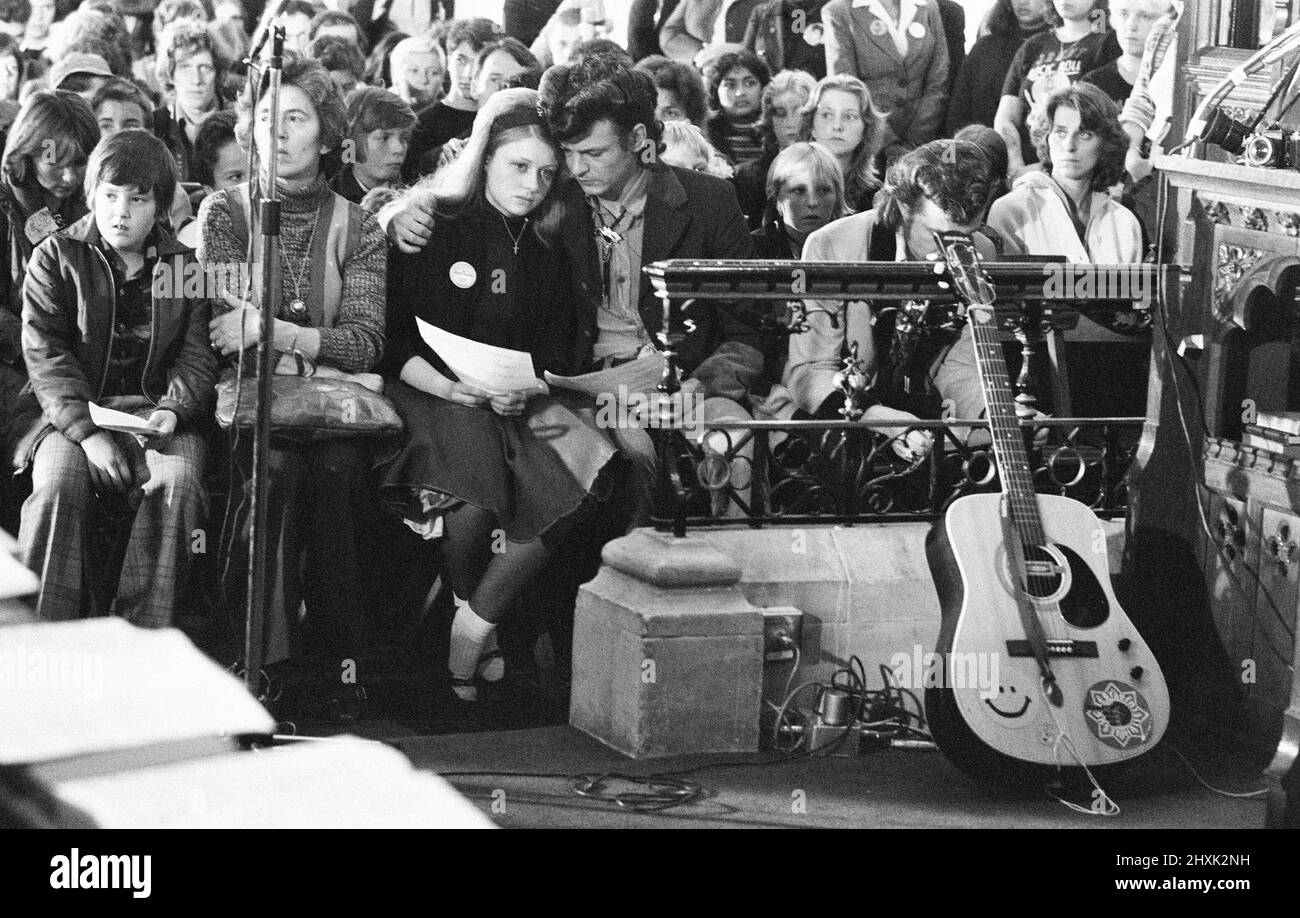Elvis Presley Memorial Service, held at Christ Church in Cockfosters ...