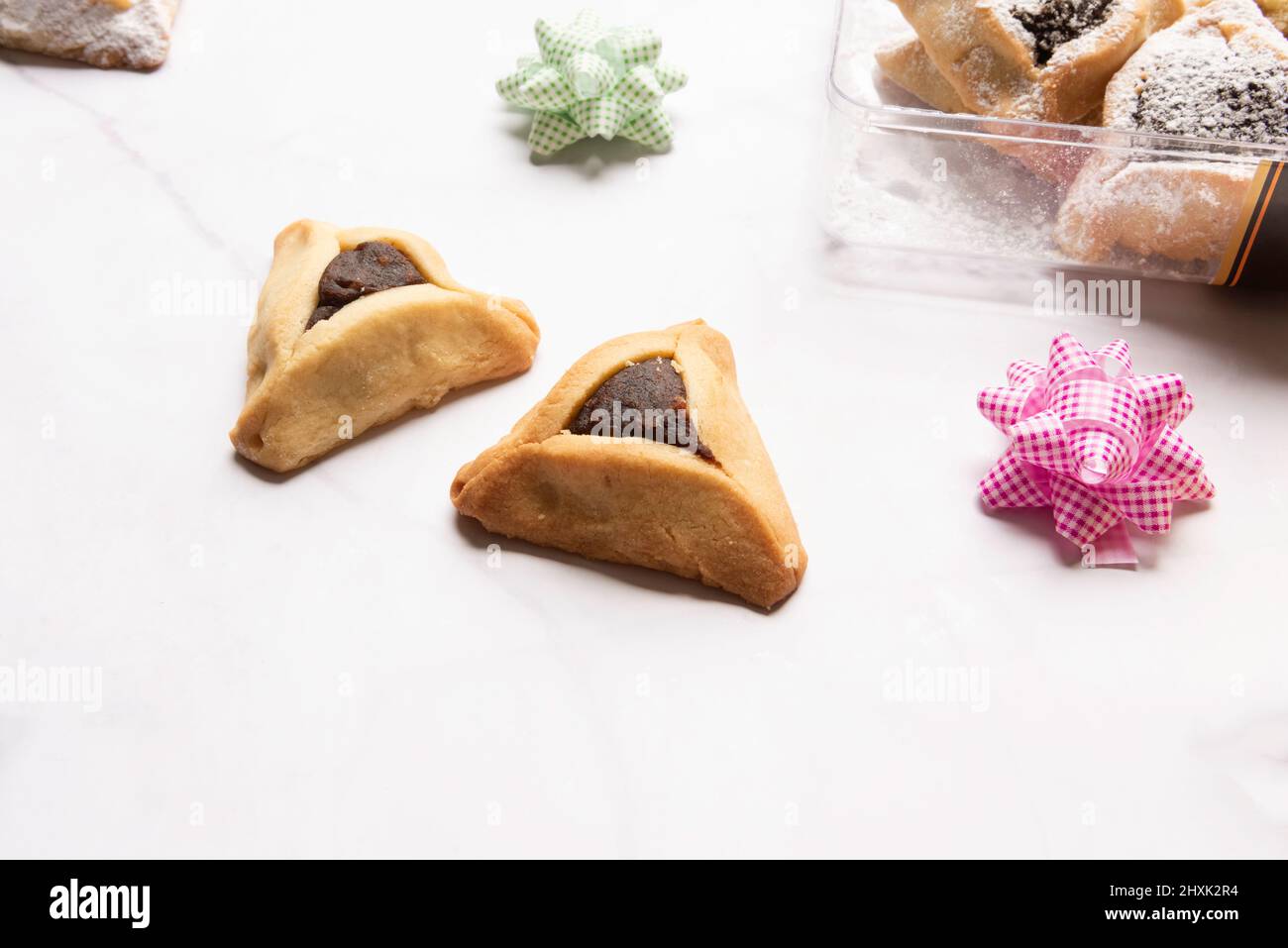 Purim celebration concept, jewish carnival holiday. Traditional ...