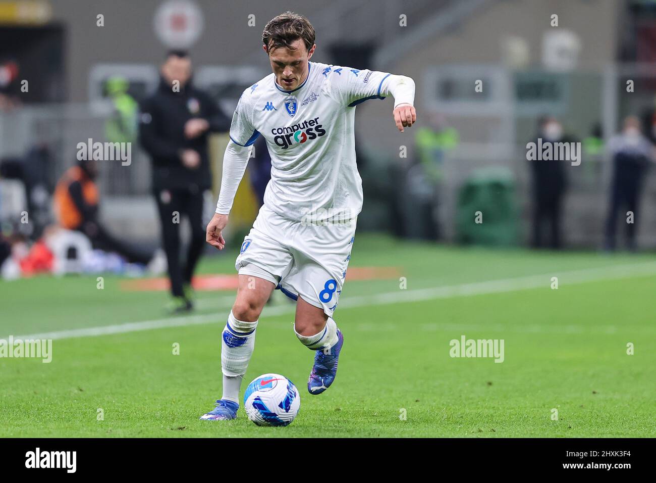Liam Henderson of Empoli FC in action during the Serie A 2021/22 ...