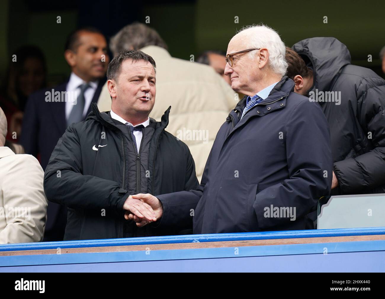 Chairman of Chelsea Football Club Bruce Buck during the Premier League ...