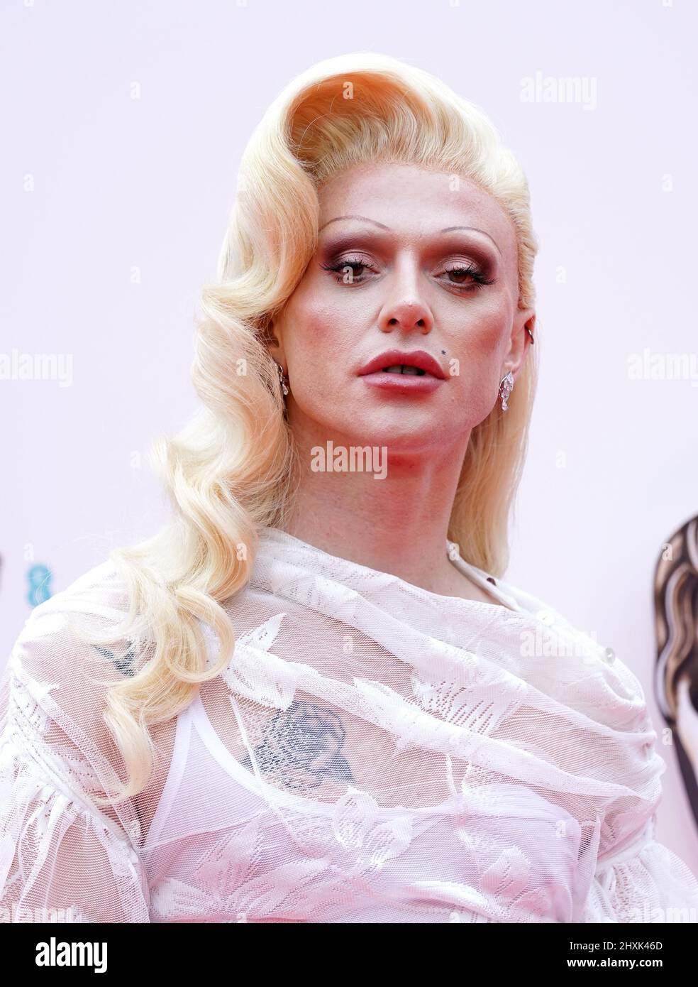 Bimini Bon Boulash attending the 75th British Academy Film Awards held ...
