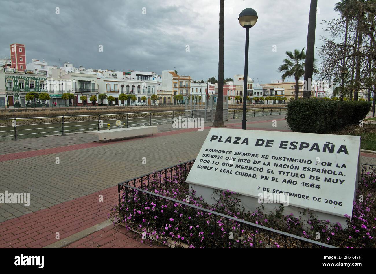 Plaza de España in Ayamonte, Andalusia, Spain Stock Photo - Alamy