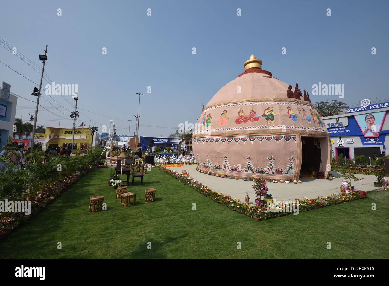 The Jago Bangla pavilion of the 45th International Kolkata Book Fair ...