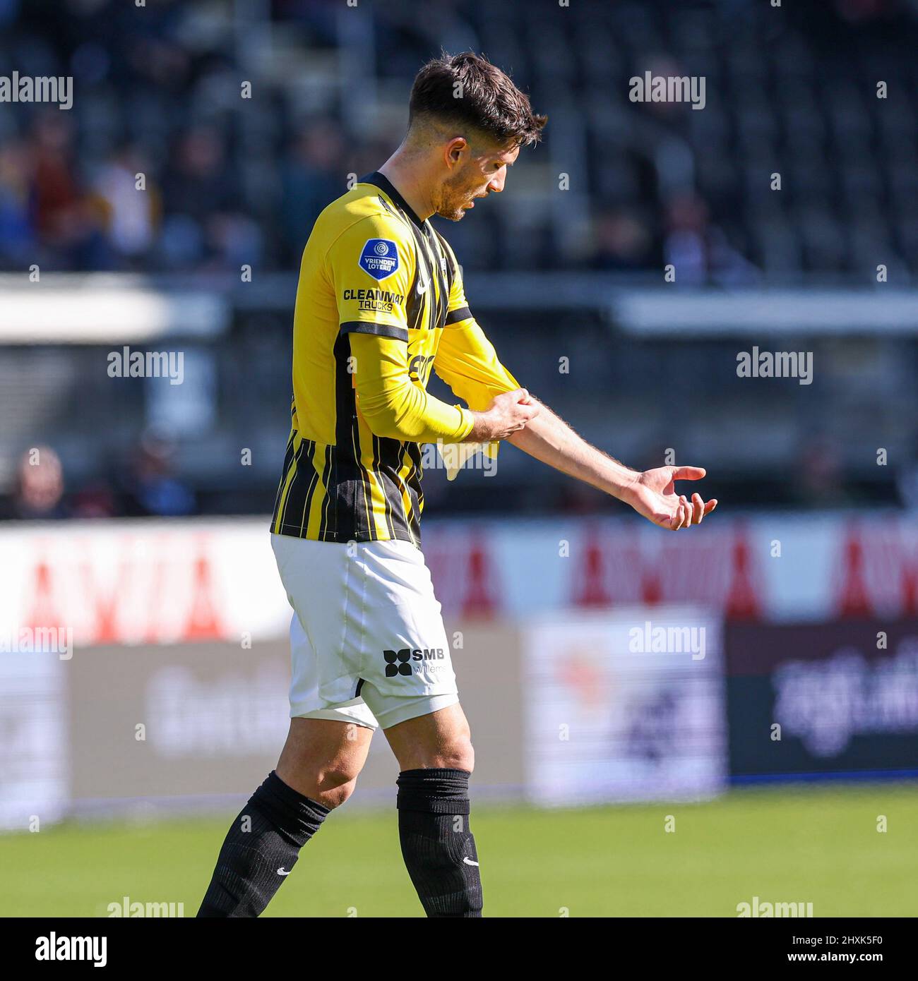ALMELO, NETHERLANDS - MARCH 13: Adrian Grbic of Vitesse during the ...