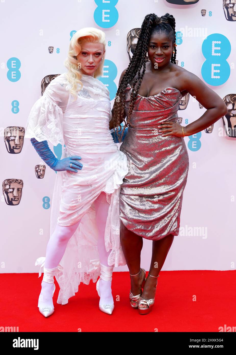 Bimini Bon Boulash and Clara Amfo attending the 75th British Academy ...