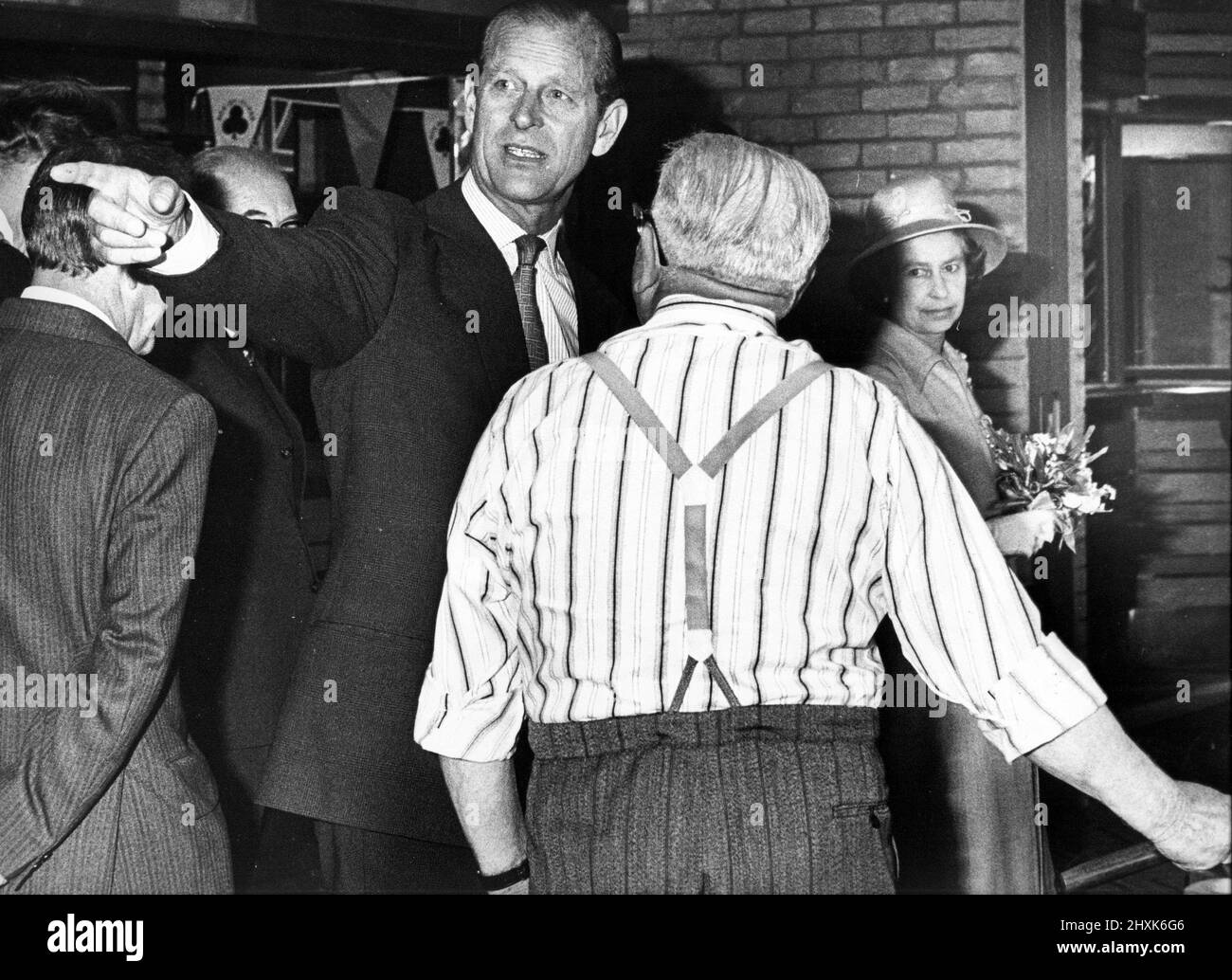 Queen Elizabeth II and Prince Philip on the North East Leg of The ...