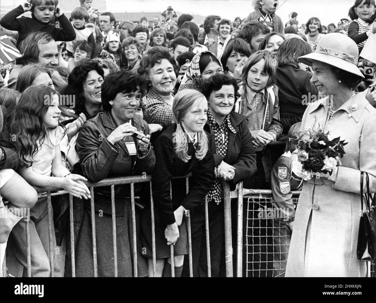 Queen Elizabeth II and Prince Philip on the North East Leg of The ...
